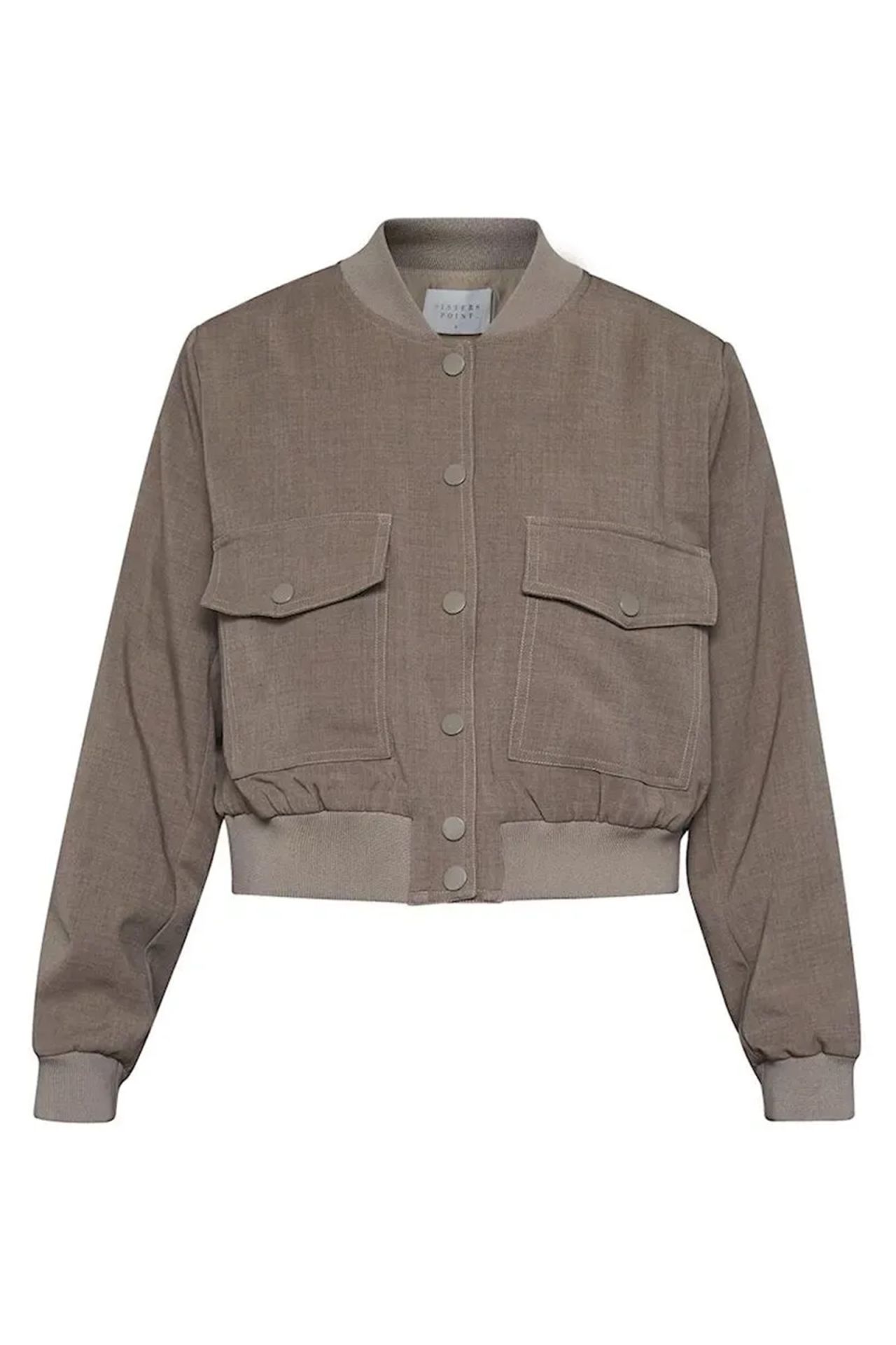 Sisters Point Jacks & Jassen GARWIN-JA20 Bruin boxy mixstof